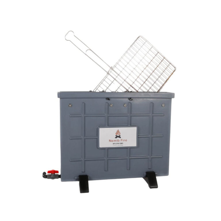 Grid Buddy for efforttless cleaning of greasy braai grids and grills.